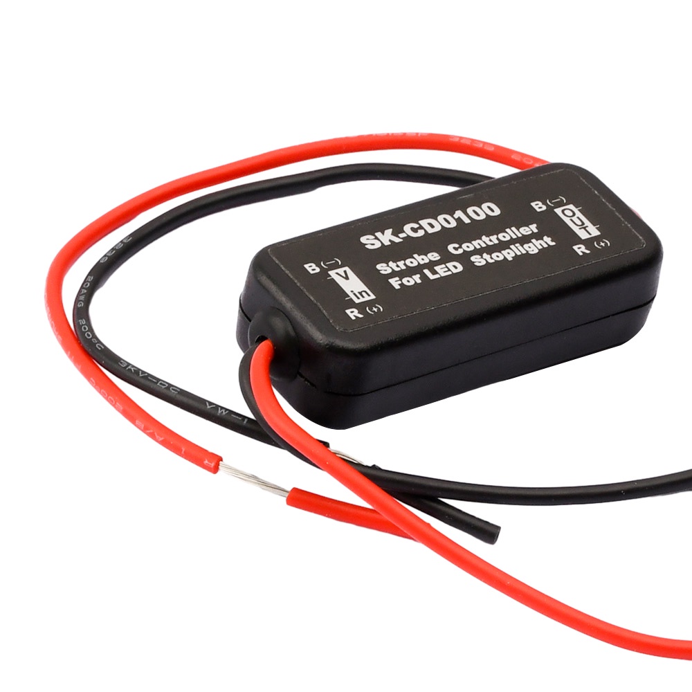 GS-100A Flash Strobe Controller Flasher Module For Car LED Brake Stop Light Lamp | Shopee ...