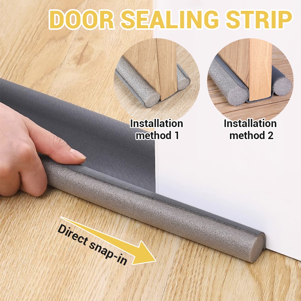 Door Sealing Strip Adhesive Soundproof Rubber Seal Strip Insectproof ...