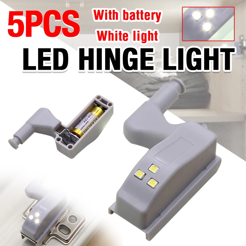 LED Inner Hinge Lamp Closet Light Battery Wireless Lamp Universal ...