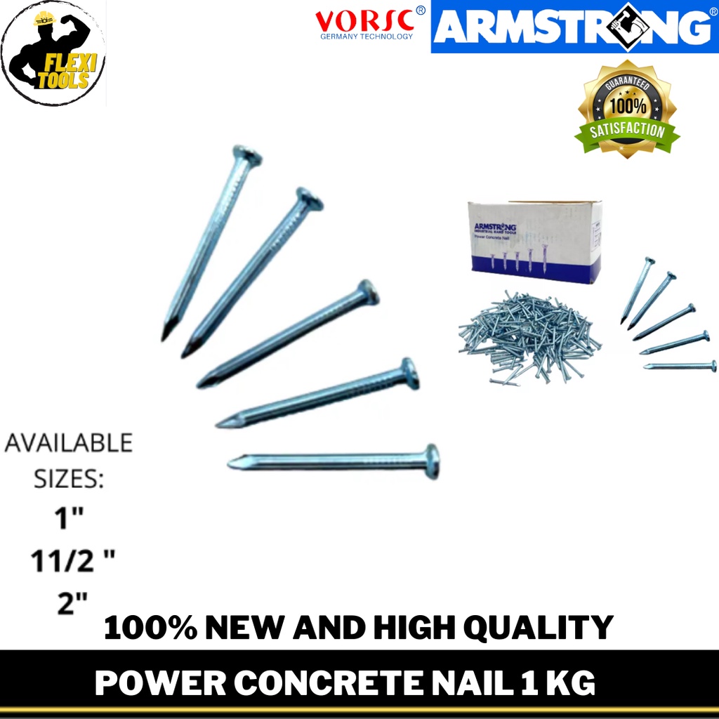 POWER CONCRETE NAIL 1kg | Shopee Philippines
