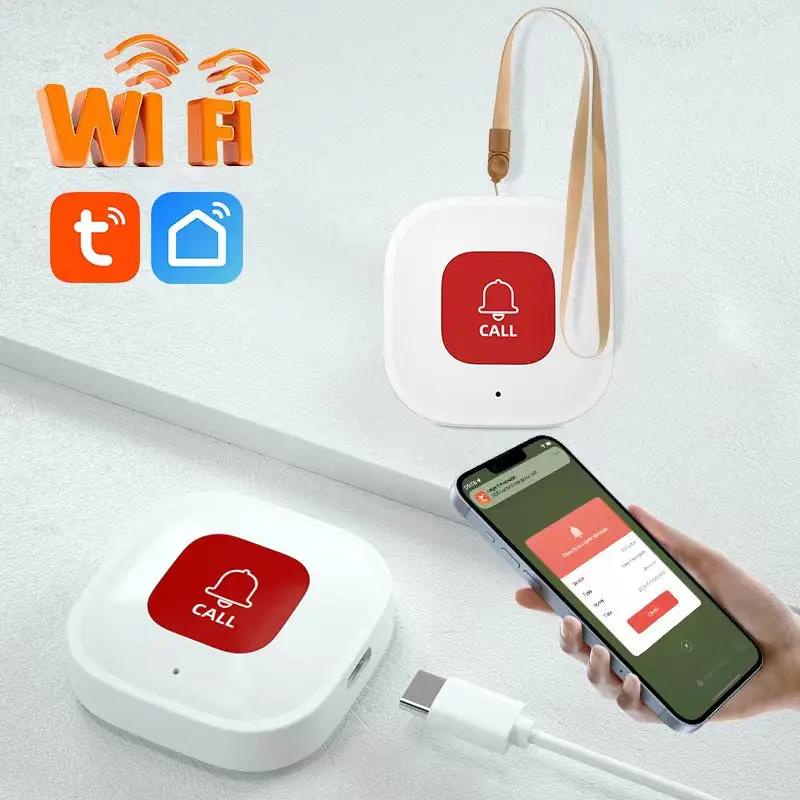 Tuya WiFi Smart SOS Call Button Wireless Caregiver Pager Phone Alert ...