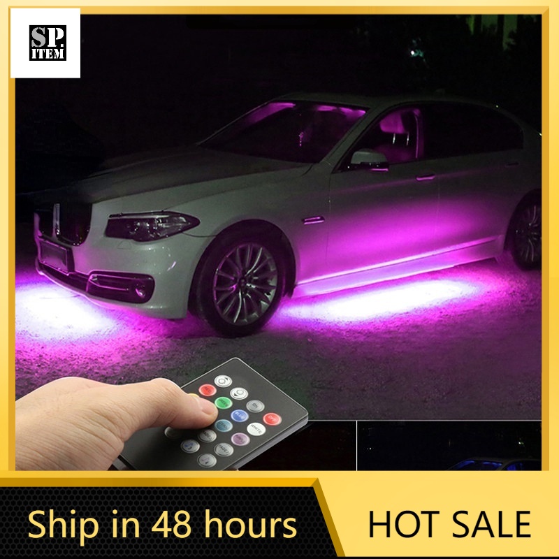 App/Remote Control Car Light Underglow RGB 8 Colors Universal ...