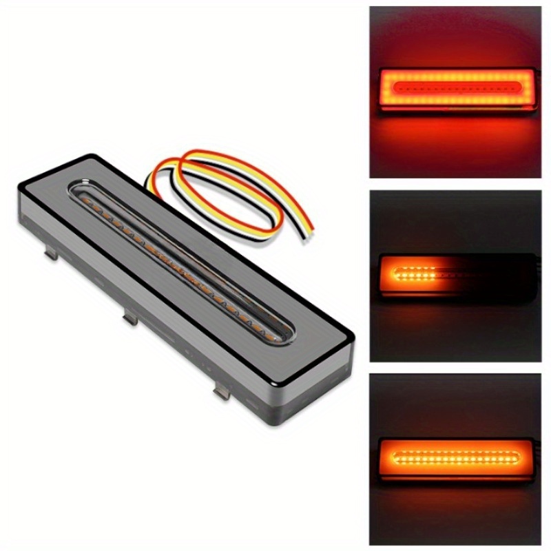 New Style Sequential Water Flowing Strip Dual Color 62LED Turn Signal ...