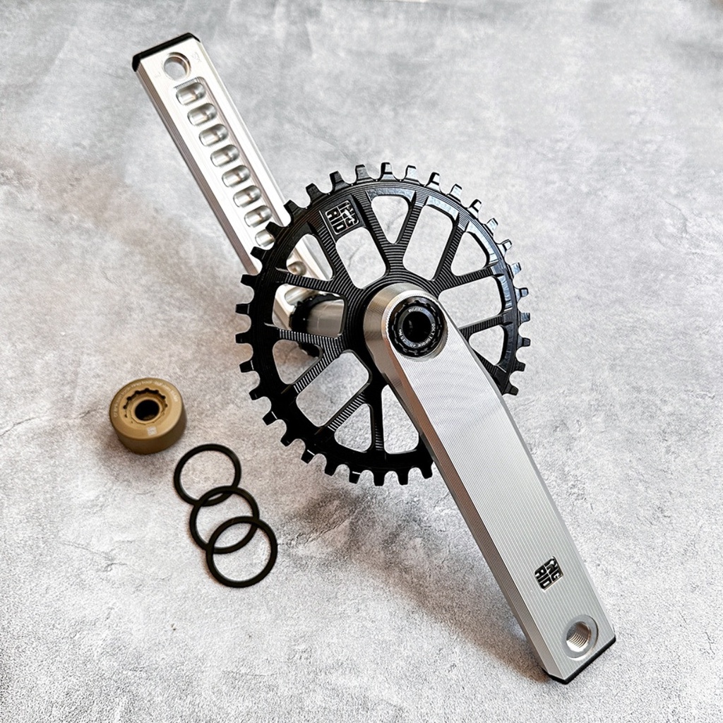 INGRID MTB CRANKSET CRS-X Bicycle Hollow Bike Crank Chainring L136 ...