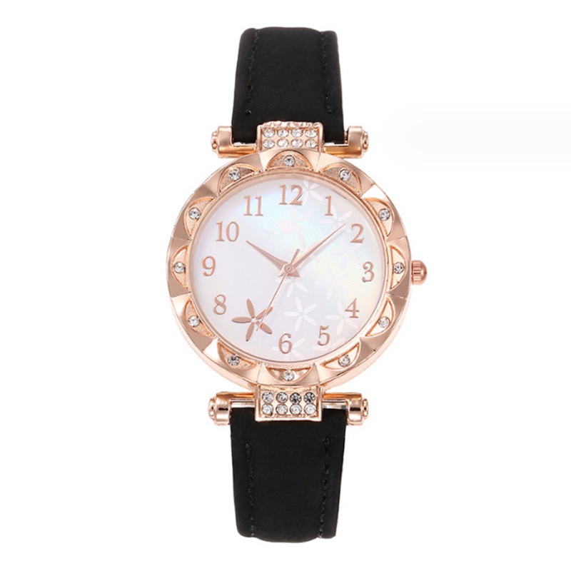 【5PCS】Flower Women Watches Starfish Dial Diamond Inlay Watches Set ...
