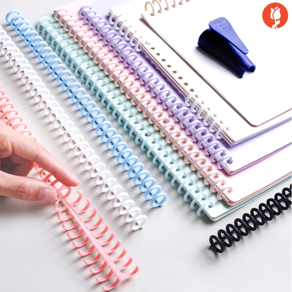 30 Holes Scrapbook School Cuttable Plastic Loose Leaf Binder Clips ...