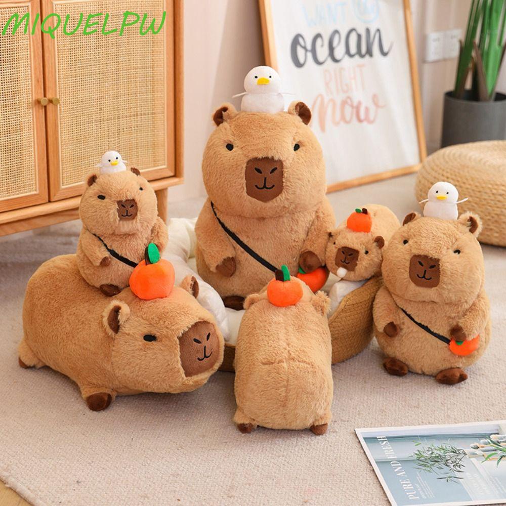 MIQUELPW Simulation Capybara Plush Toy, Animals Capybara Capybara Plush ...