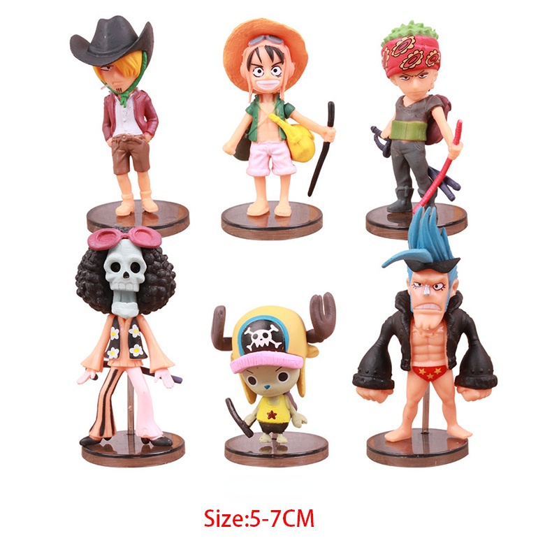 New One Piece Figure Set 5 Pcs Nika Luffy GEAR 5 Sun God Zoro Chopper ...