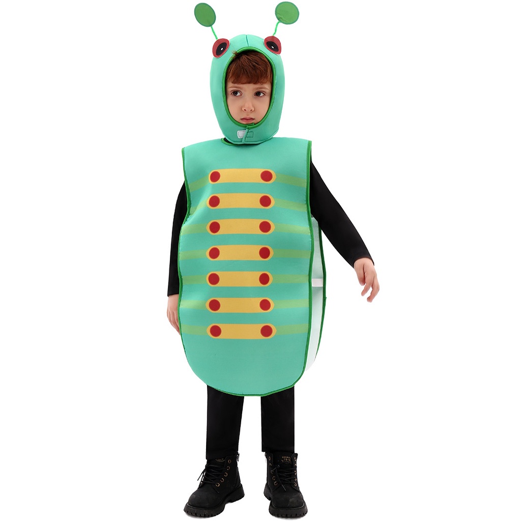 Halloween New Style Children Animal cos Costume Caterpillar Role ...