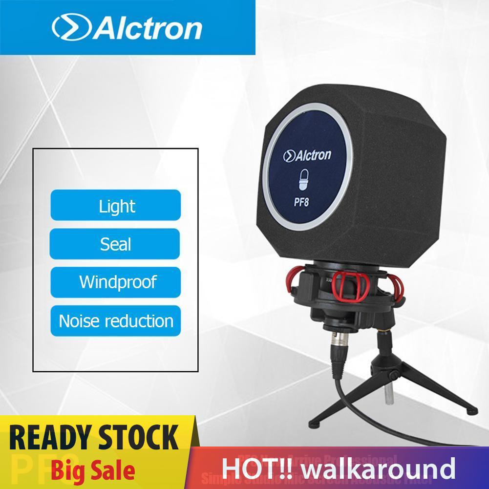 Alctron PF8 Studio Mic Screen Acoustic Filter Desktop Recording Wind ...