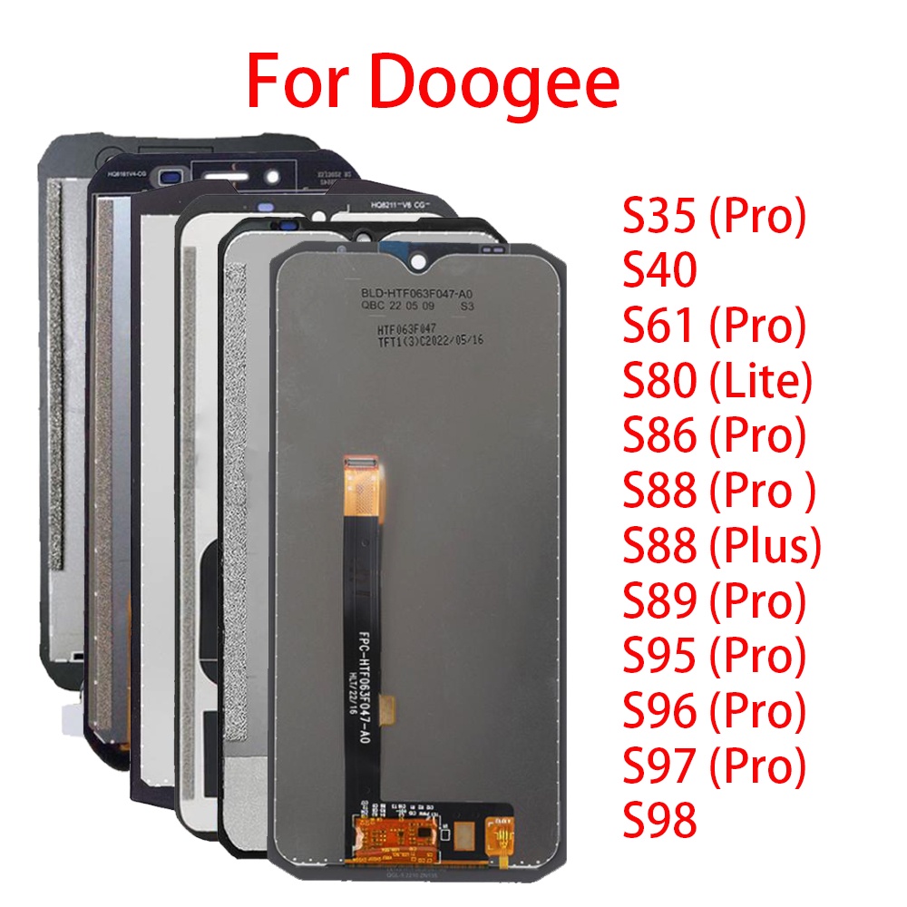 Full Screen For Doogee S59 S51 S61 S70 S86 S88 LCD S95 S96 S97 S89 S98 ...