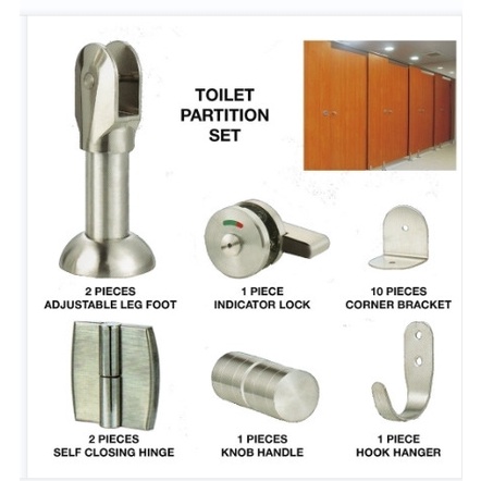 Stainless Steel Bathroom Restroom Toilet Partition System Door ...