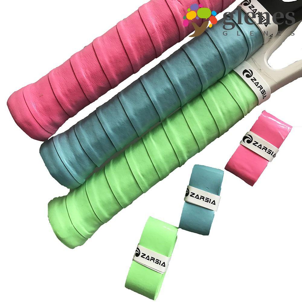 GLENES Anti-slip Tennis Overgrips, Polyester Ammonia Tacky Feel ...