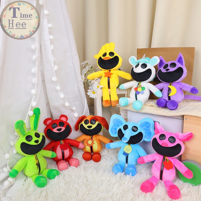 TIMEHEE Smiling Critters Plush Toy Smiling Critters Cat Nap Catnat ...