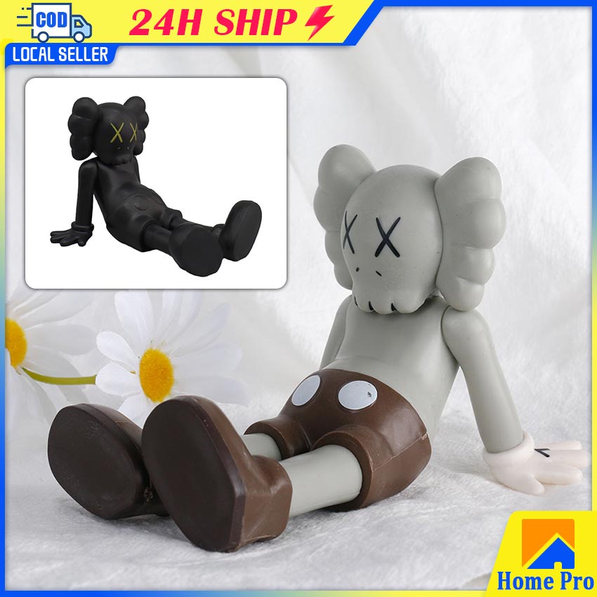 9CM KAWS Action Figure XX Bear Statue Half Anatomy Dolls Toys Models ...