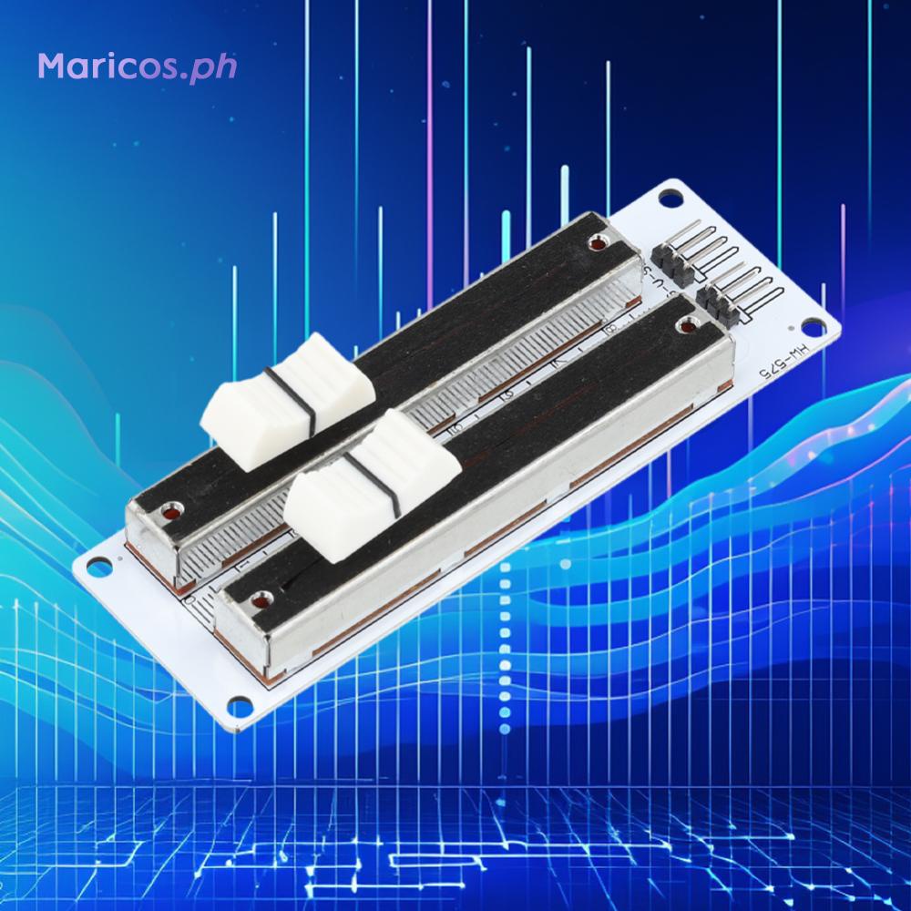 Double Row Slide Potentiometer Module 10k Linear Sliding Resistance