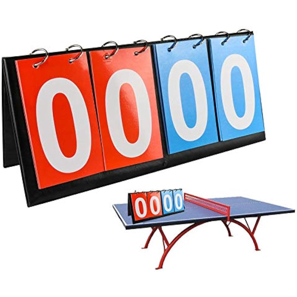 Portable Table Top Scoreboard Flipper, Multi Sports Score Flip ...