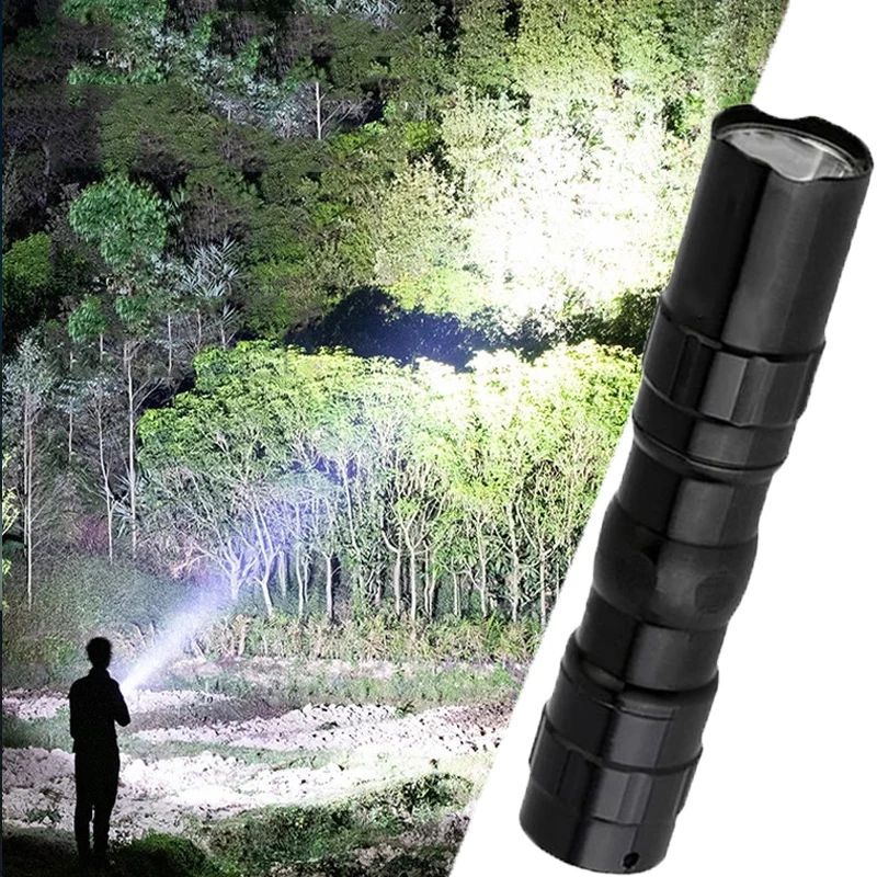 Battery LED Flashlight Mini Waterproof Ultra Bright Flashlight Portable ...