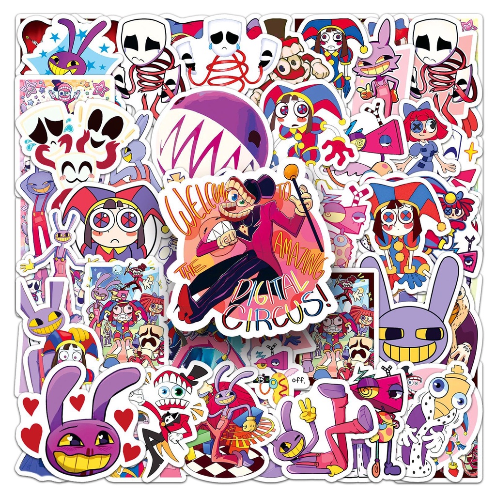 54pcs The Amazing Digital Circus Sticker | Shopee Philippines