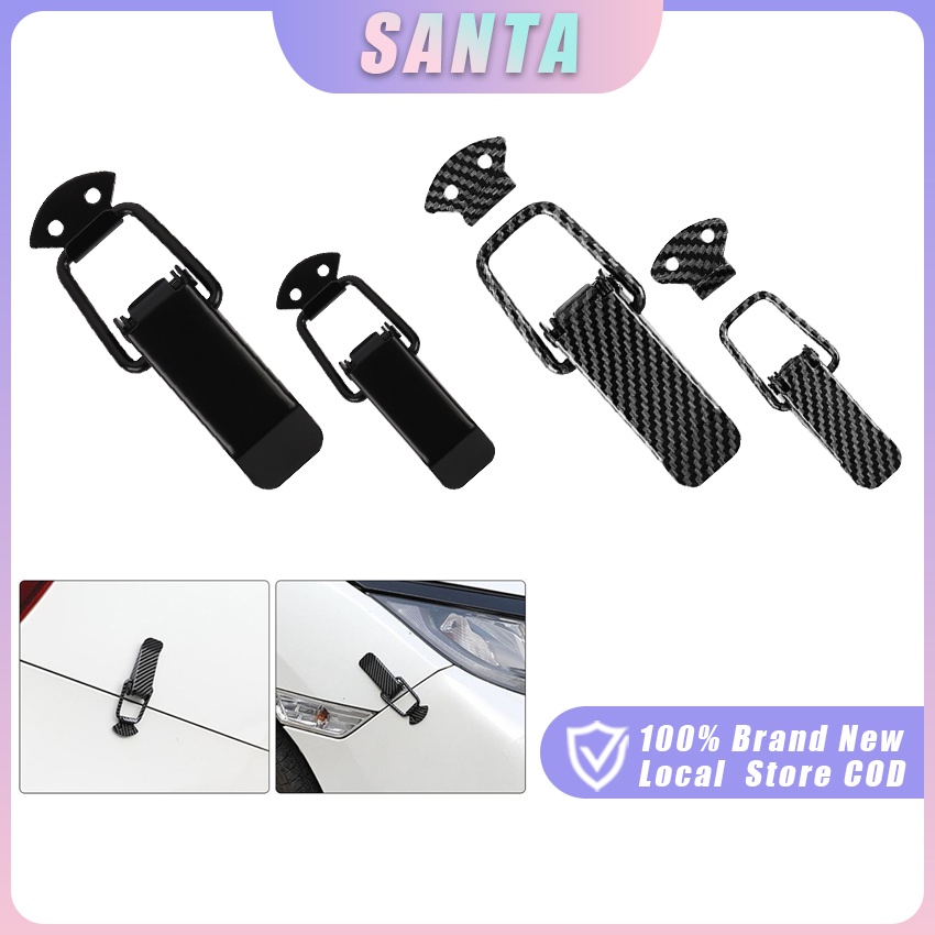 1 Set Car Universal Bumper Clip Carbon Fiber Bumper Quick Release Clip ...