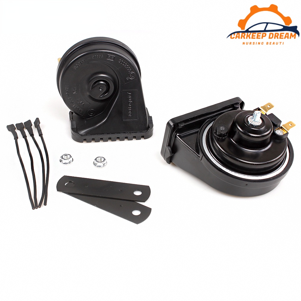 Compact Horn 12V Waterproof Car Horn High and Low Sound Loud Electric ...