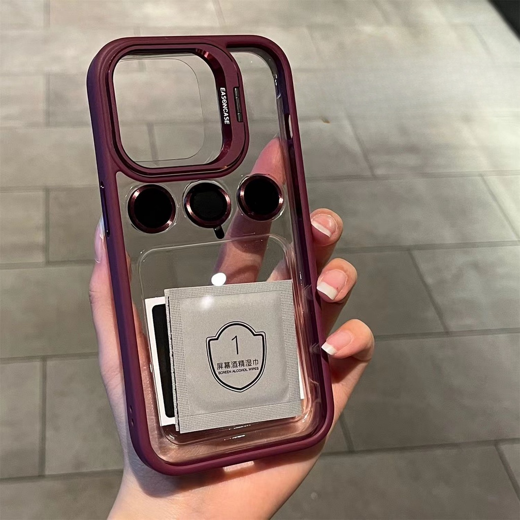 Aluminum alloy bracket with lens film Mobile phone Engine hood anti ...