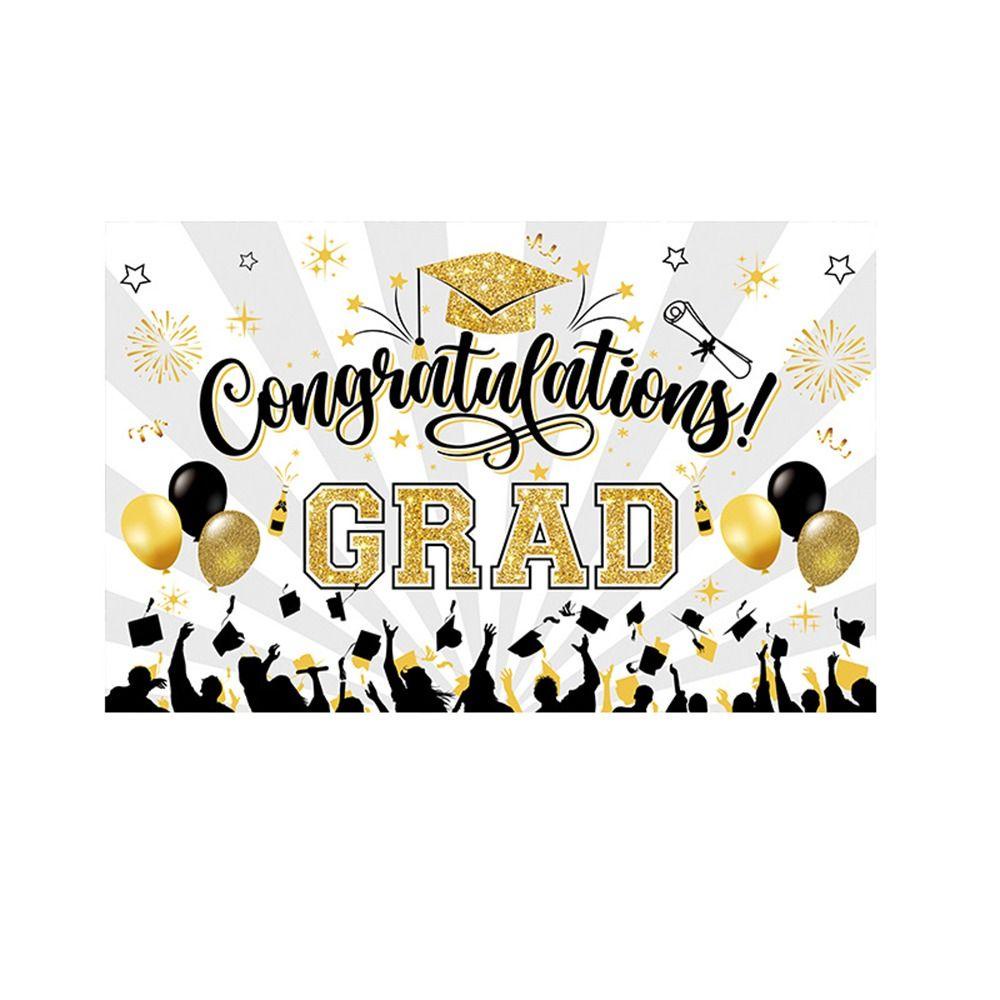DANILO1 Graduates Photography Backdrop, Congrats Grad Prom Graduation ...