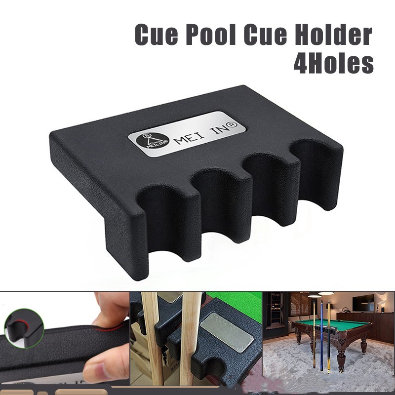 4-Cue Pool Cue Holder Portable Billiard Cue Holder Pool Table Tool ...