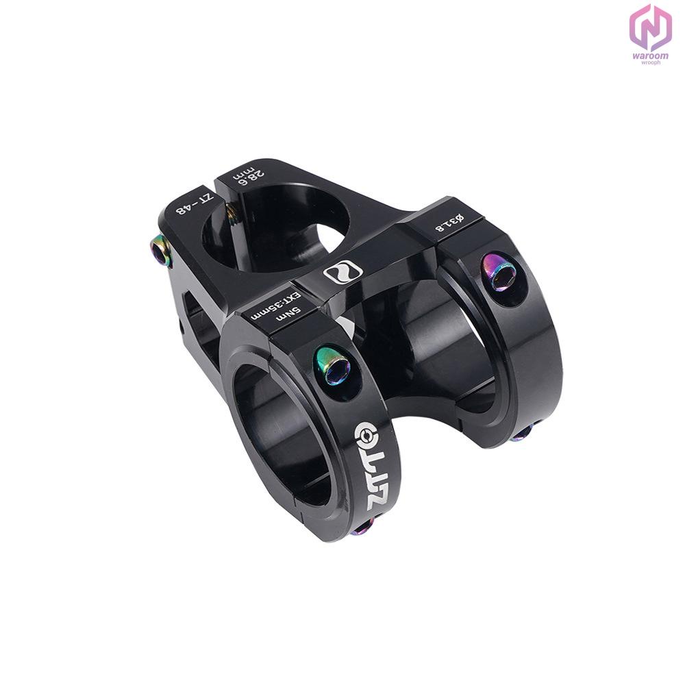 ZTTO Short Bicycle Mountain Bike Road Stem Alloy for Aluminum Handlebar ...