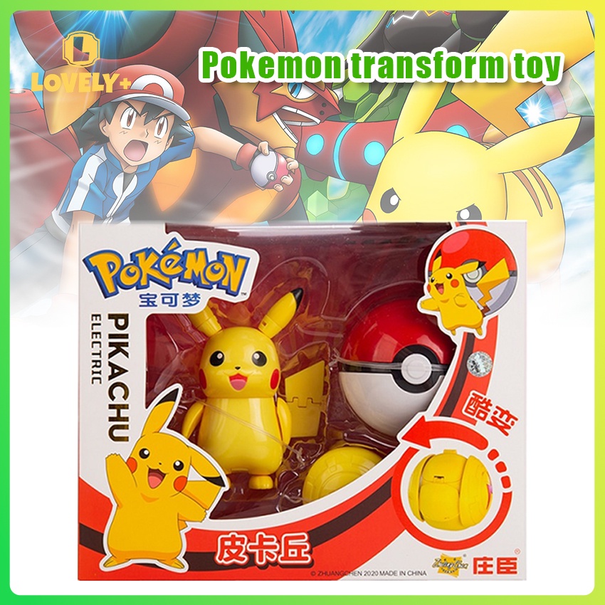 Mewtwo/ Charizard/Pikachu Transformation Toy Pokemon Action Figures ...