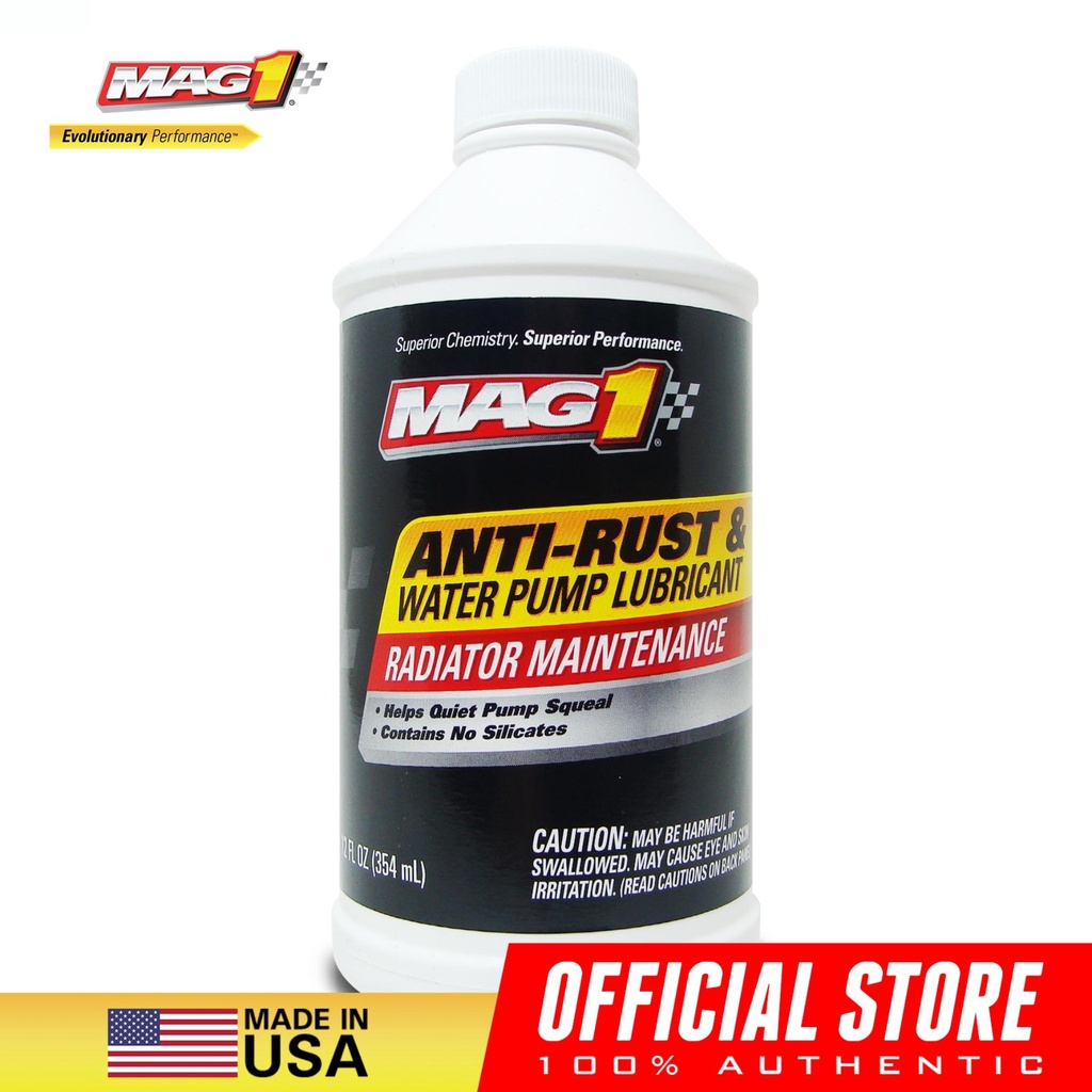 MAG 1 Car Radiator Anti-Rust and Water Pump Lubricant 12oz (354ml) MAG1 ...