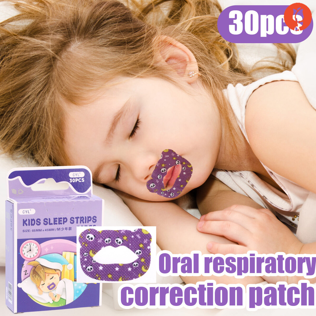 Anti-Snoring Stickers for Children Sleep Closed-mouth Stickers Breathing Correction Patch Shut ...