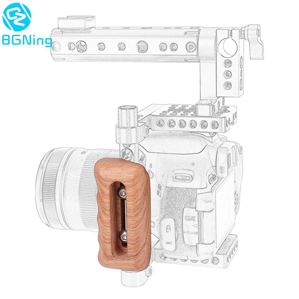 BGNing Universal Wooden Right Grip Left Handle With 1/4"-20 Mounting ...