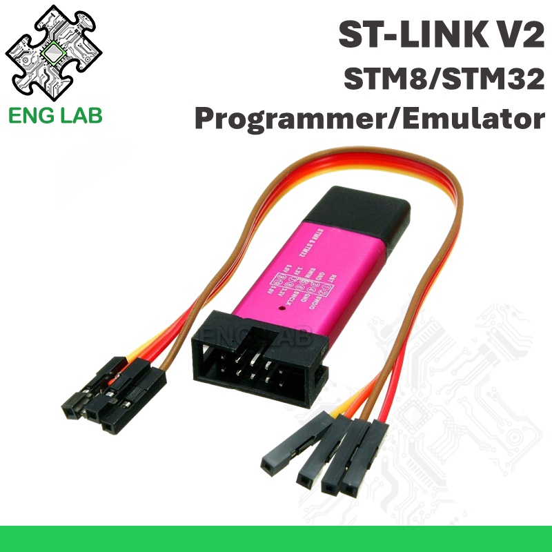 ENGLAB★ST-Link V2 Programmer, Emulator For STM8/STM32, ST-Link STM8 ...