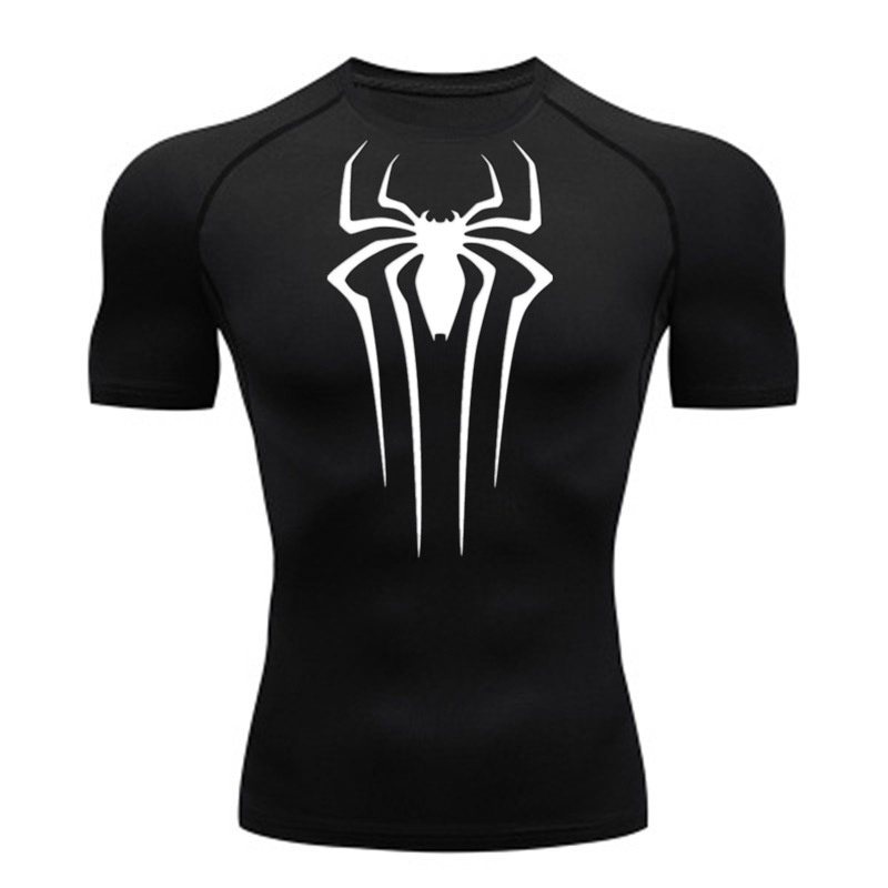 Spiderman Compression Shirt Men's Sports T-Shirt Sun Protection Long ...