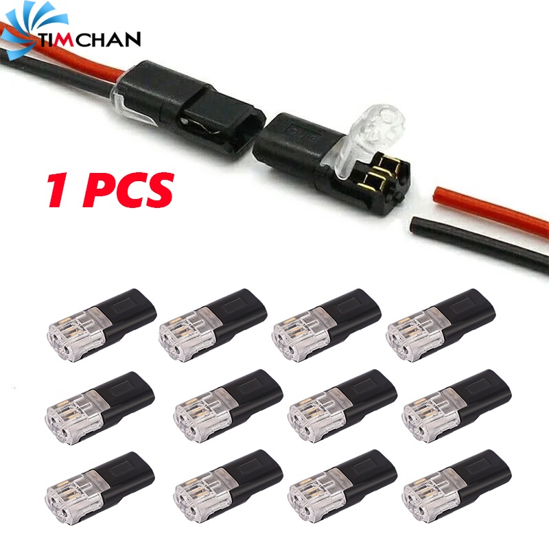 Waterproof Plug Line Terminal Connection / 2Pin Splice Electrical Cable ...