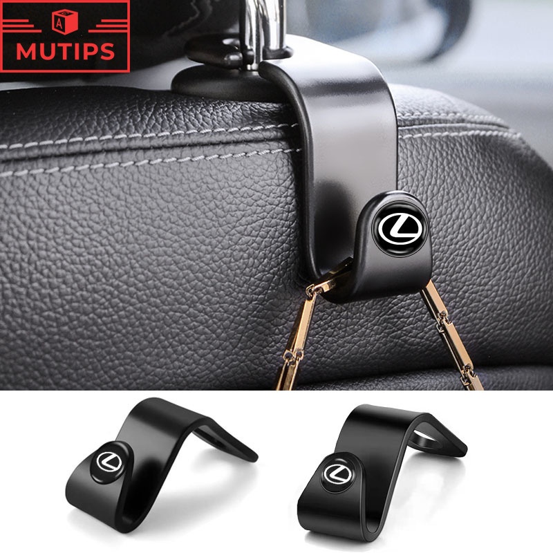 Lexus 1/2Pcs Car Back Seat Headrest Hook Hanger Storage Holder Strong ...