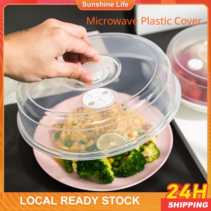 23cm Plastic Microwave Food Lid Transparent Lid/Vegetable Lid/Home ...