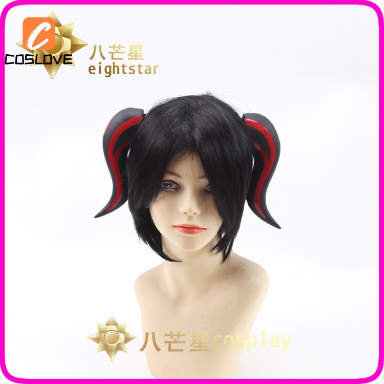 Genshin Impact Ganyu Cosplay Headwear Sheep Horn Black Red Color Head ...