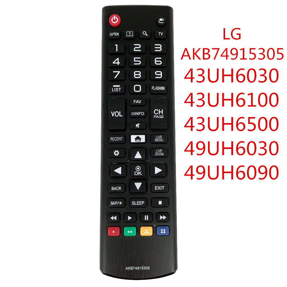 LG universal remote control 4K 43uh6030 43uh6100 43uh6500 49uh6030 ...