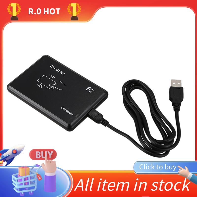 USB RFID DeskTop ID Card Reader Contactless Card Reader | Shopee ...