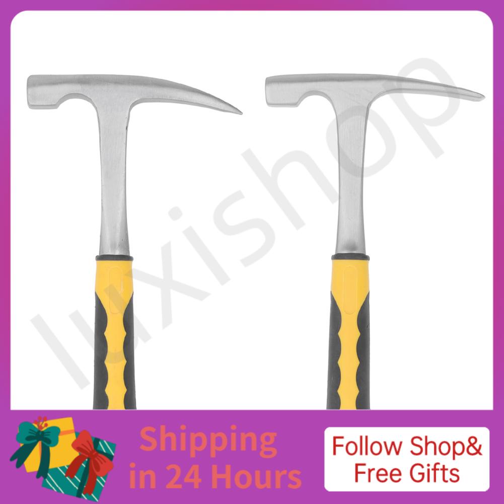 Iuxishop Geological Hammer High Carbon Steel Rock Pick with Arc for ...