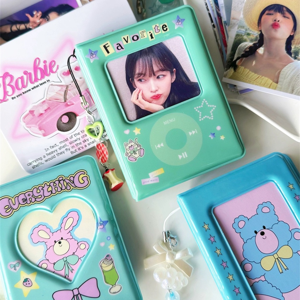 INS Korean Cartoon Bowtie Little Bear Photo Album 3-inch 40 Slots Cute ...