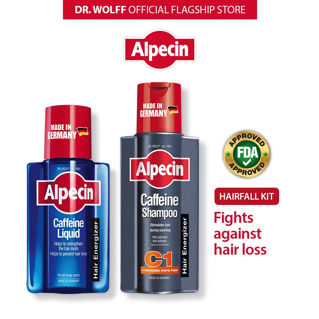 Alpecin Complete Anti-Hairfall Kit - Reduce hair loss & Strengthen Hair ...