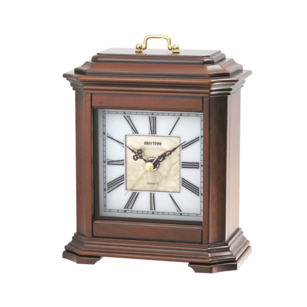 Timeless Elegance Rhythm CRG114NR06 Quartz Shell Clock Face Roman ...