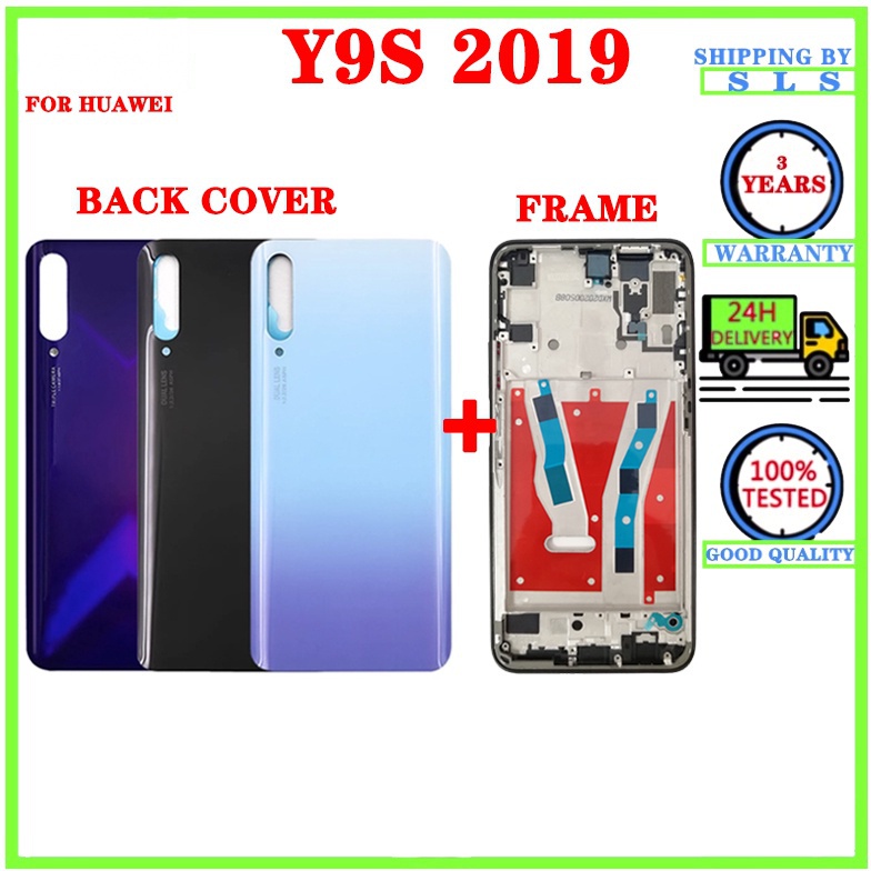 Full Housing For Huawei Y9S 2019 LCD Front Middle Frame Bezel+Back ...