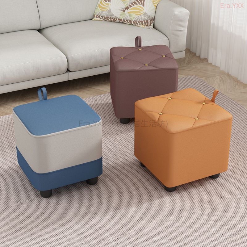 Technology Cloth Soft Small Stool Low Stool Doorway Shoe Changing Stool ...