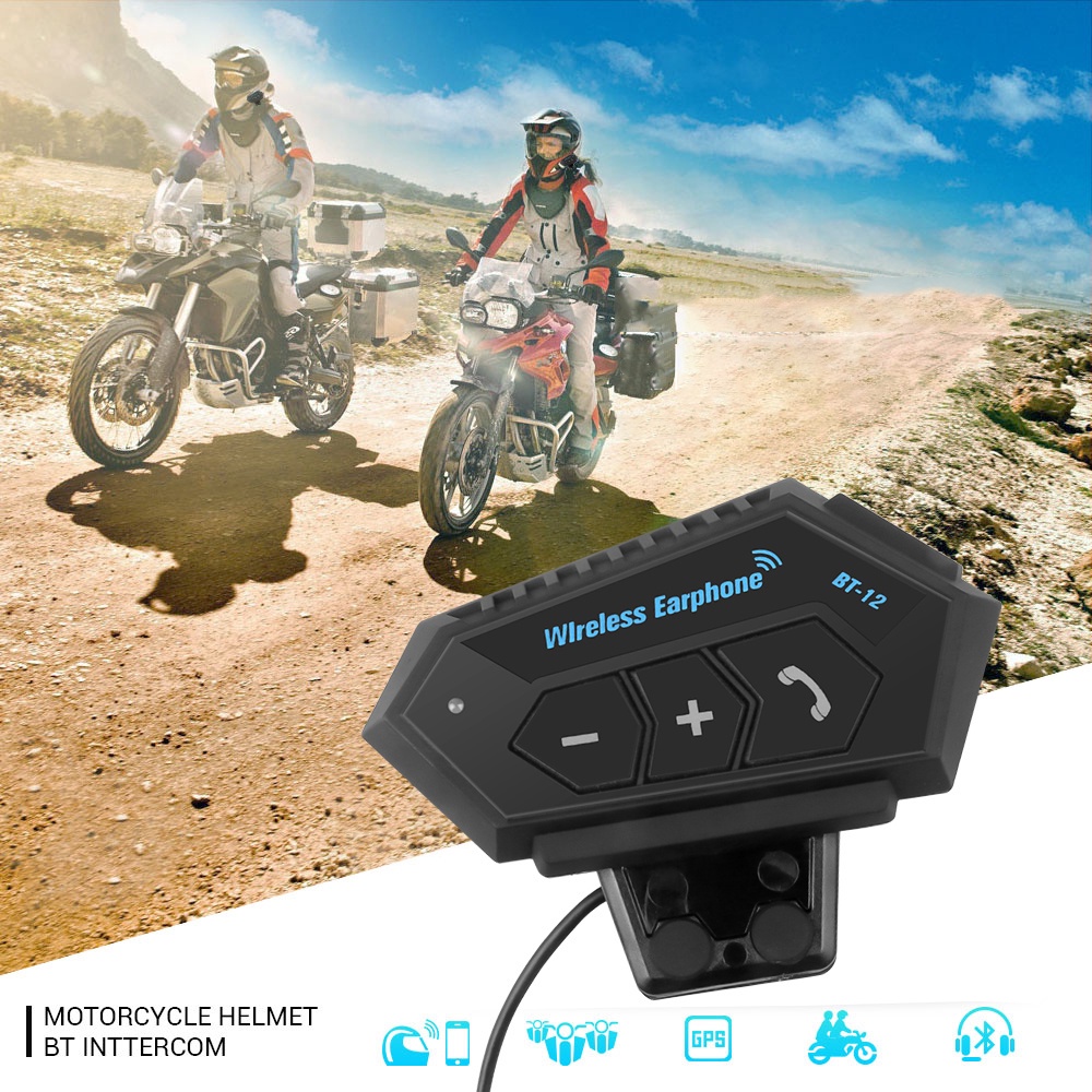 Wireless T2 Bluetooth 5.0 for Motorcycle Helmet Microphone Anti ...