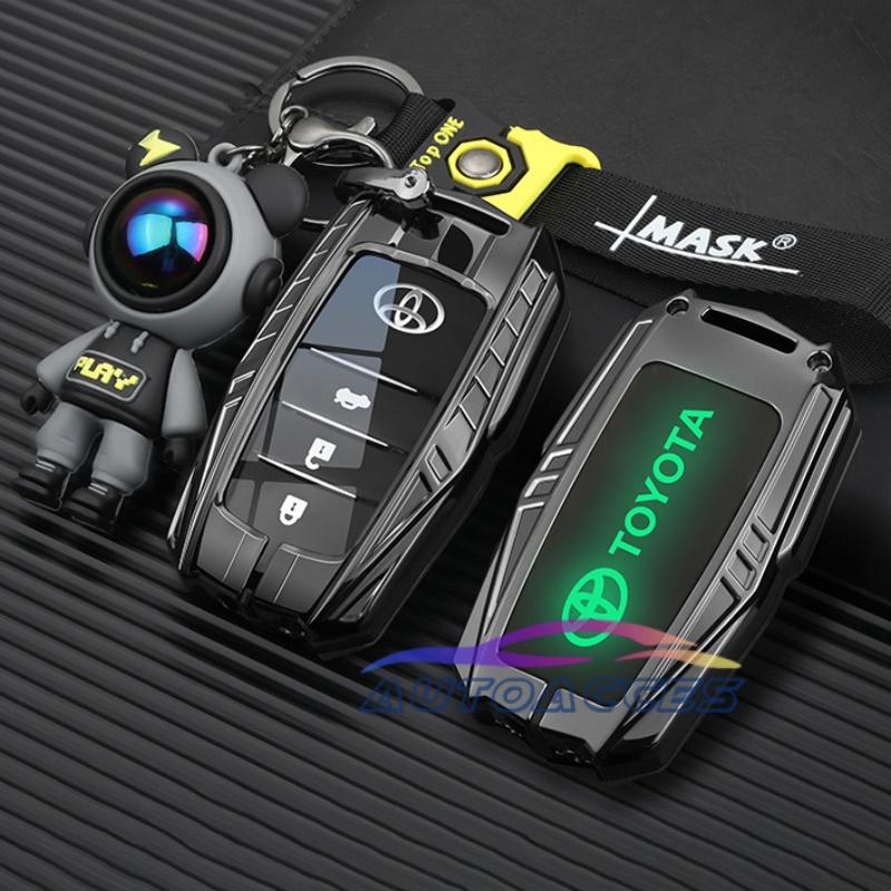 Remote Key Case Key Holder Fob Cover for TOYOTA Fortuner Corolla Cross ...