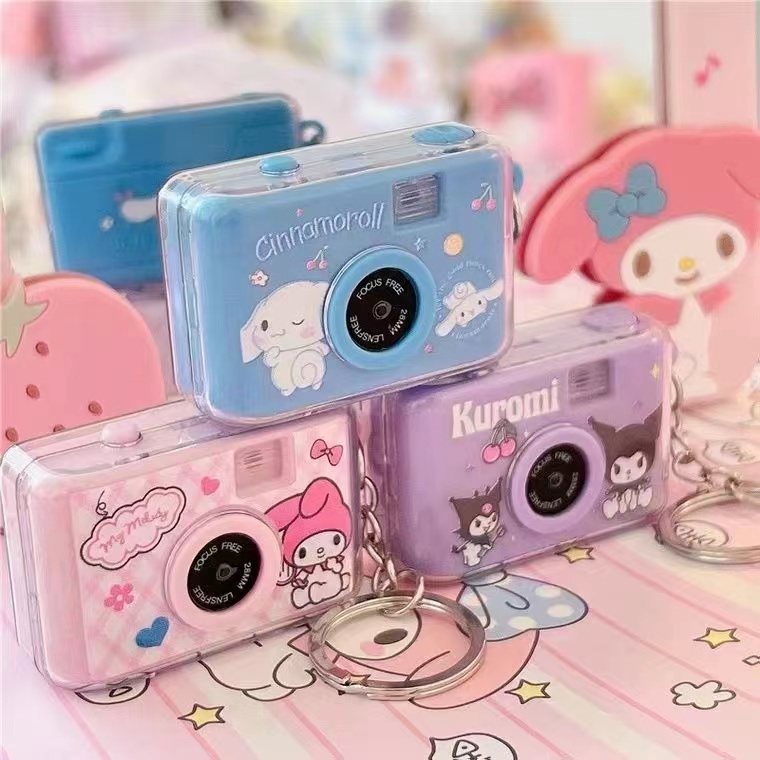 Sanrio Imitation Camera Keychain Charm Flash Camera Keychain My Melody ...